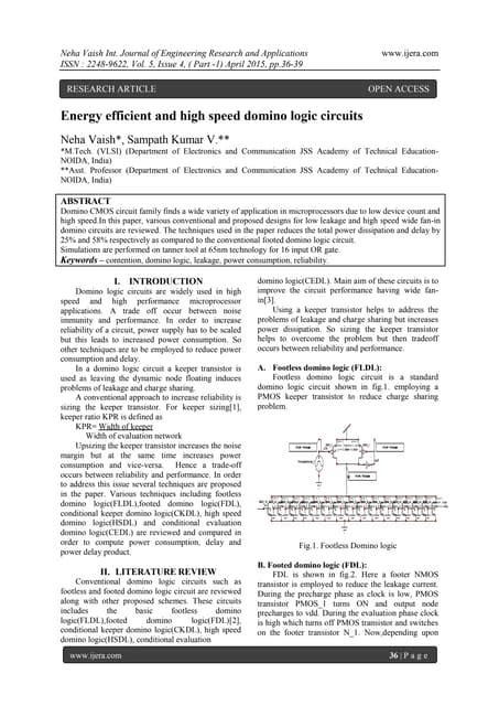 Domino Logic Circuit Vlsi Ppt Domino Logic Circuit Vlsi Ppt