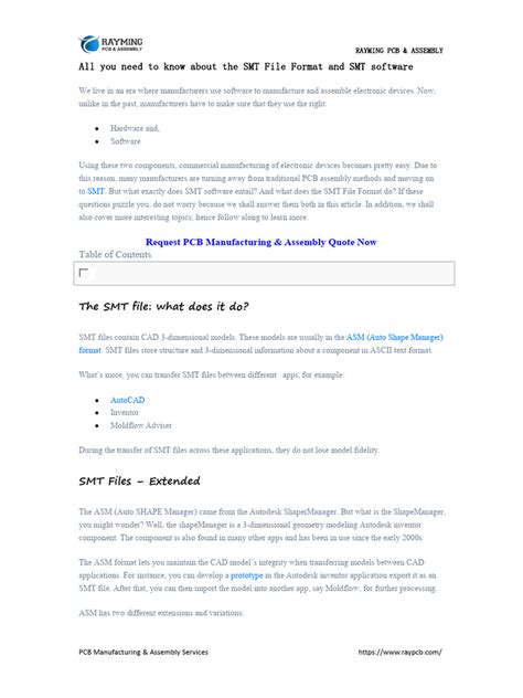 All You Need To Know About The Smt File Format And Smt Software Pdf