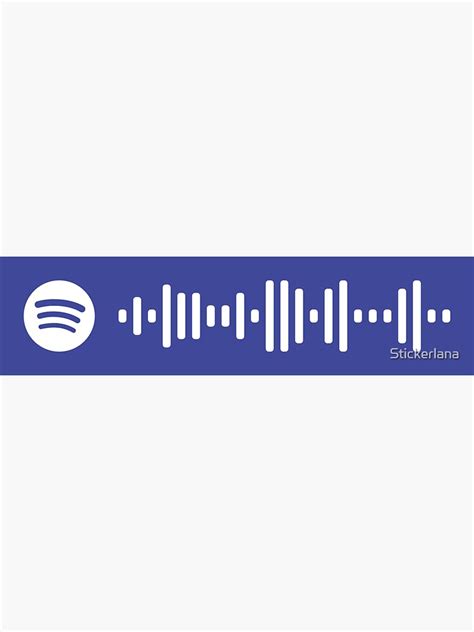 Bts Fake Love Spotify Code Sticker For Sale By Stickerlana Redbubble
