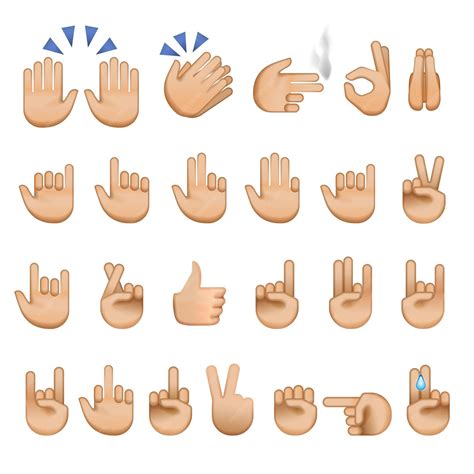 Pointing Hand Emoji