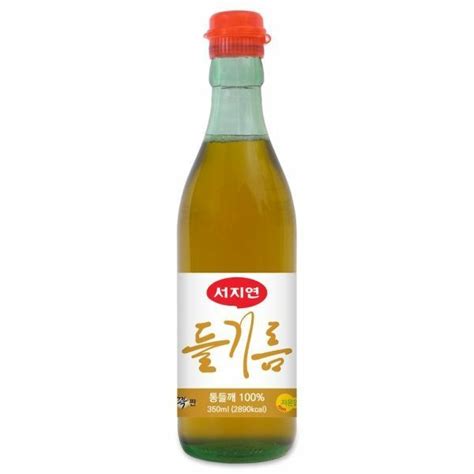 서지연 들기름 350ml 통들깨 저온압착유 오일 좋은참기름 진짜 중국산 생들기름 티몬