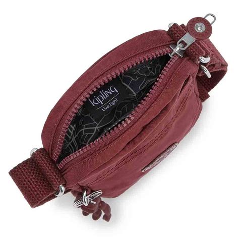 Bolsa Transversal Kipling Hisa Mini 2 Litros Marrom Viajante Moderno