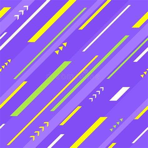 Violet Geometric Seamless Pattern Stock Vector Illustration Of Fabric