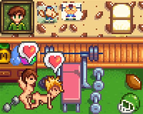 Rule 34 Alex Stardew Valley Alex Mullner Anal Penetration Anal Sex Animated Animation Brown