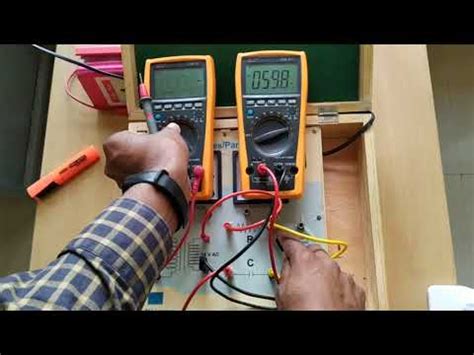 Experiment On Single Phase Series R C Circuit YouTube