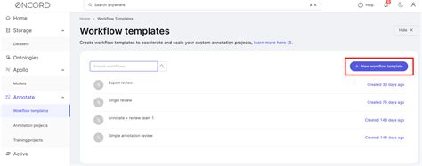 workflows and templates
