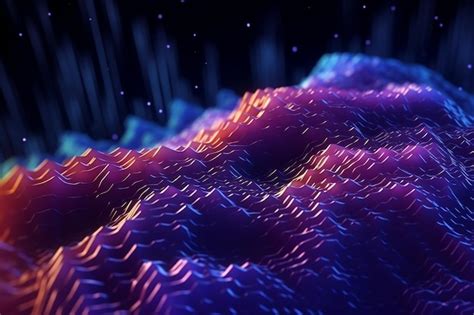 Premium AI Image Blockchain D Illustration Of Big Data Concept Generative AI