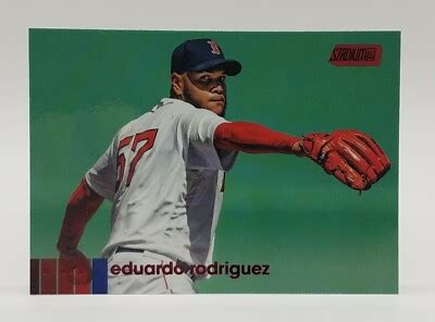 2020 Topps Stadium Club Eduardo Rodriguez Red Foil Parallel Sp 296 Red Sox🔥 Ebay