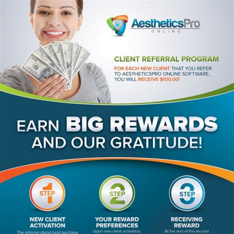 Referral Flyer Template Referral Program Flyer Postcard Flyer Or