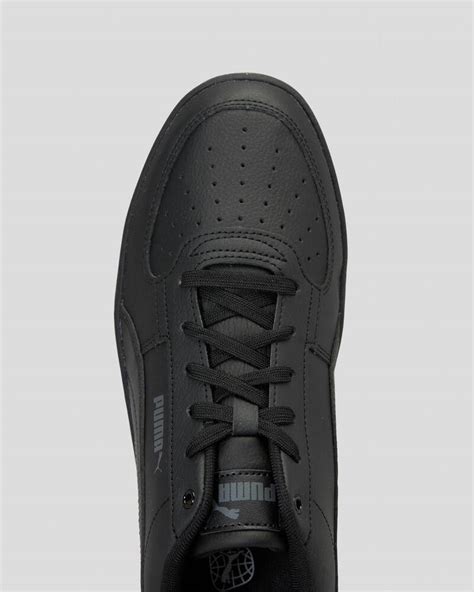 Shop Puma Caven 20 Shoes In Puma Black Cool Dark Grey Fast Shipping