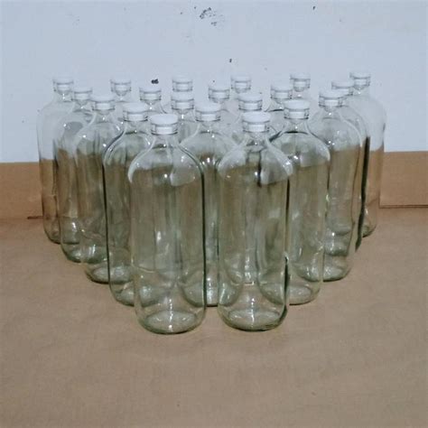 Jual Botol Bensin Eceran Paket 20 Botol Ukuran 1 Liter Dengan Tutupnya Kaca Kota Bekasi