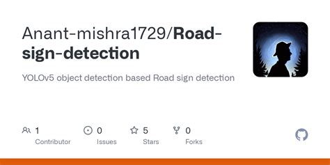 Github Anant Mishra1729road Sign Detection Yolov5 Object Detection Based Road Sign Detection