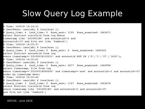 Capturing Analyzing And Optimizing Mysql