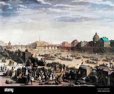 Revolution Francaise De 1789 French Revolution Fete Executee En