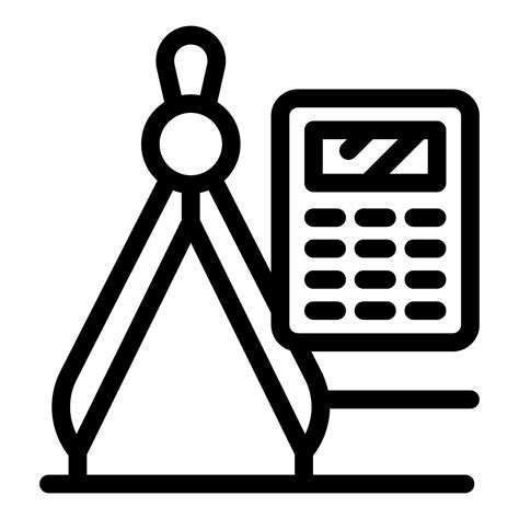 Compass And Calculator Symbolizing Engineering And Calculation 52235557