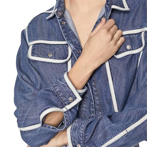 【楽天市場】★diesel ディーゼル レディース★共布ベルト付き バックオープン 薄手 長袖デニムシャツ ブラウス【de Laiu Fs