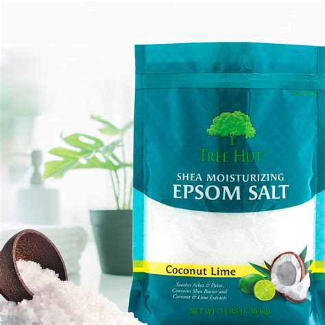 Shea Moisturizing Epsom Salt Coconut Lime 3ibs Ultra Hydrating Epsom For Nourishing Essential
