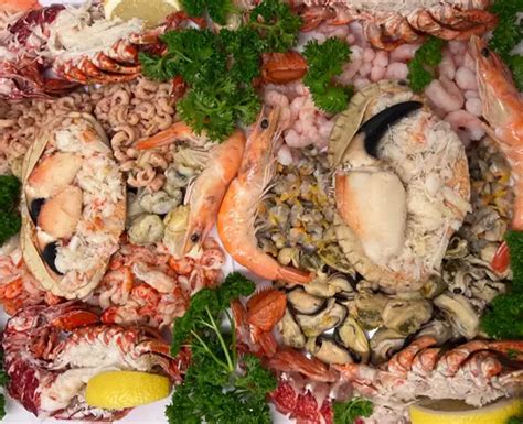 Large Shellfish Platter Lake District Lobster And Seafood