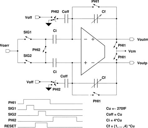Readout Circuit Schematic Download Scientific Diagram