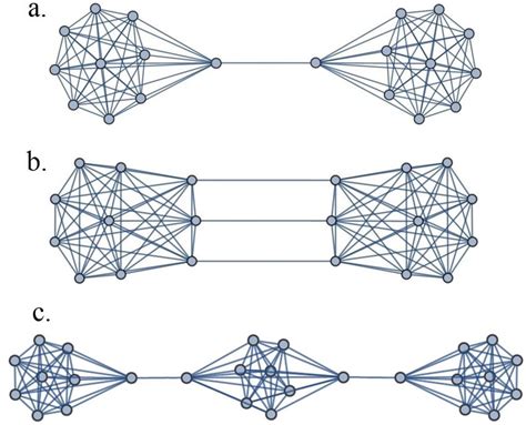Top Two Complete Graphs Each With N 10 Nodes Linked Together Through