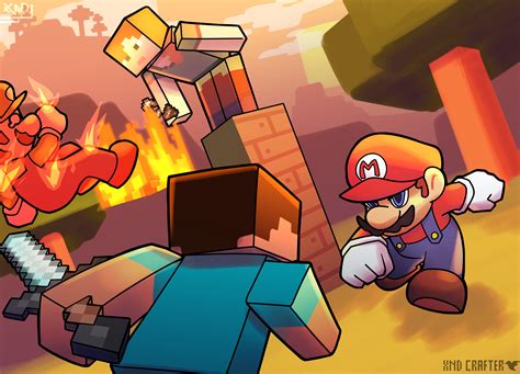 Minecraft Steve Fanart Optiress
