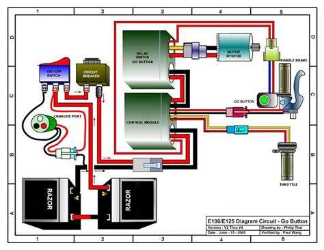 Wiring Diagram For Razor E100 Electric Scooter