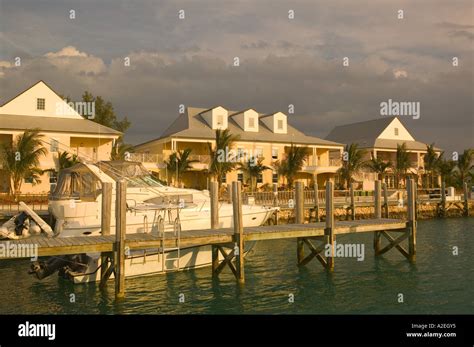 Bahamas Grand Bahama Island West End Old Bahama Bay Marina Sunset