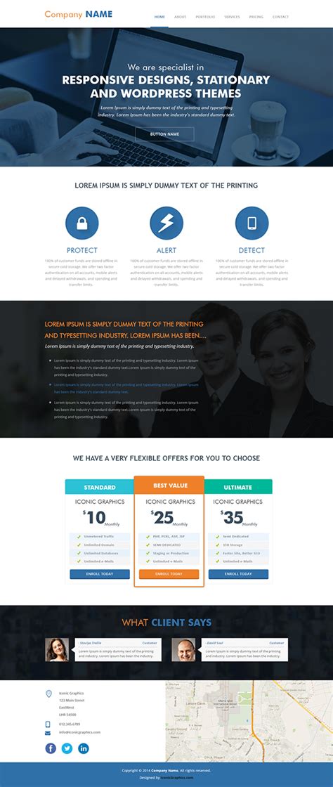 Classic Web Design On Behance