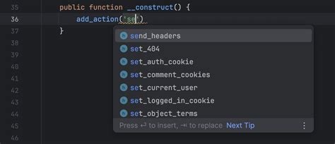 Wordpress Code Completion And Navigation Phpstorm Documentation