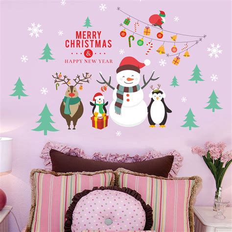 Frohe Weihnachten Fenster Wand Aufkleber Für Home Vicedeal