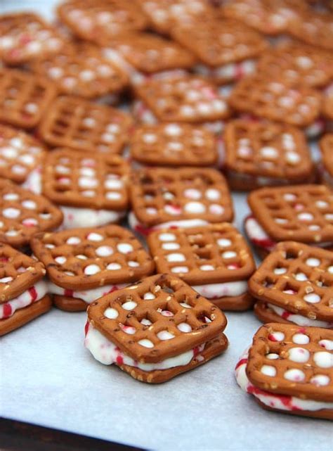Candy Cane Pretzel Kisses Cookies And Cups