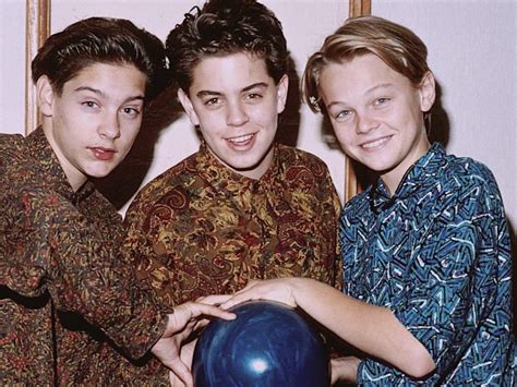 Leonardo Dicaprio And Tobey Maguire Young Leonardo Dicaprio And Tobey