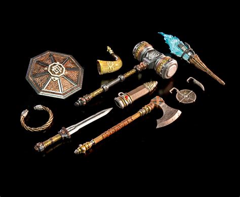 Mythic Legions Rising Sons Dwarf Weapons 2 112 Scale Action Figure A
