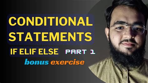 Conditional Statements In Python If Elif Else Python For Everyone In Urdu Hindi YouTube