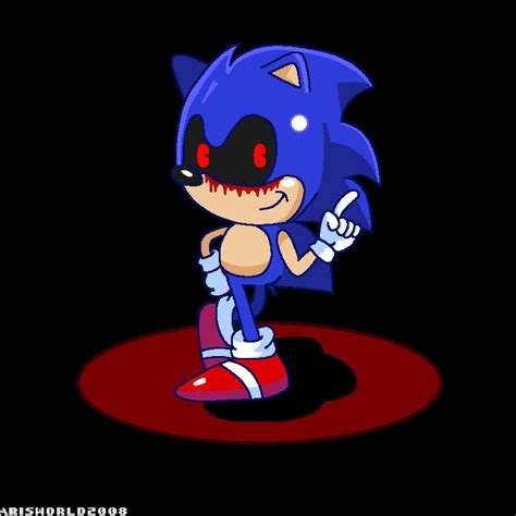 Classic Sonic Exe Finger Wag Continue Screen By Arisworld2008 On Deviantart