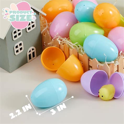 Joyin 200 Huevos De Pascua Pastel De 3 15 Pulgadas Huevos De Pascua Vacíos Rellenables Huevos