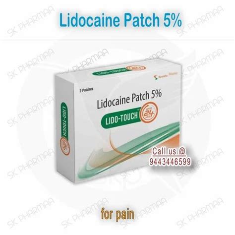 Lidocaine Plaster At Rs 325 Piece Lidocaine Topical Patch 5 In Erode Id 2851740975673