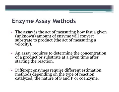 Enzyme Assay Methods Pdf