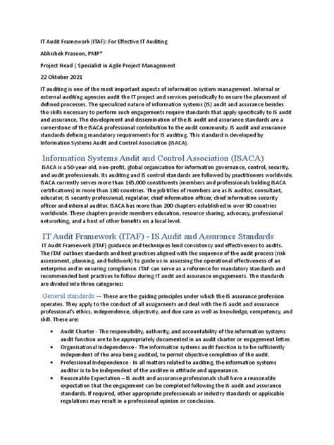 Itaf Pdf Audit Risk