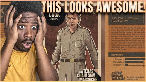 The Cook Character Stats And Attributes Revealed Texas Chainsaw Massacre The Game Youtube