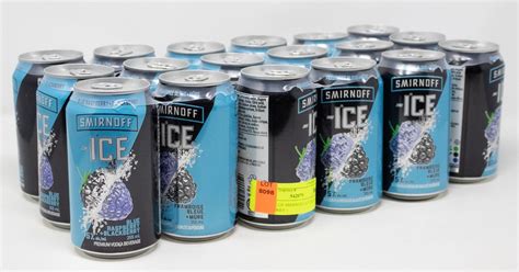 18 Pack Of Smirnoff Ice Blue Raspberry