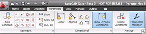 Autocad 2010 Its Parametric Robinz Cad Blog