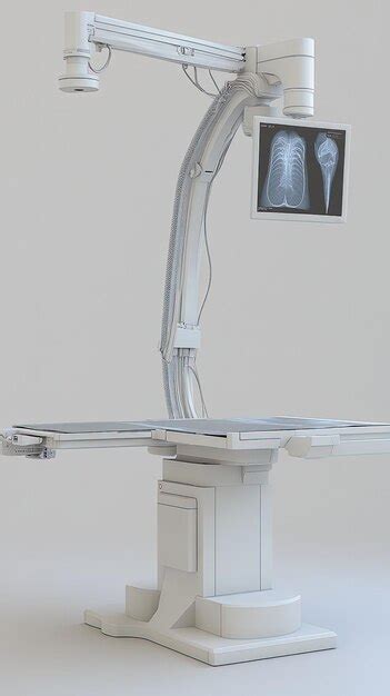 Aiassisted Radiology Tool With Detailed Scans Displayed On A Monitor
