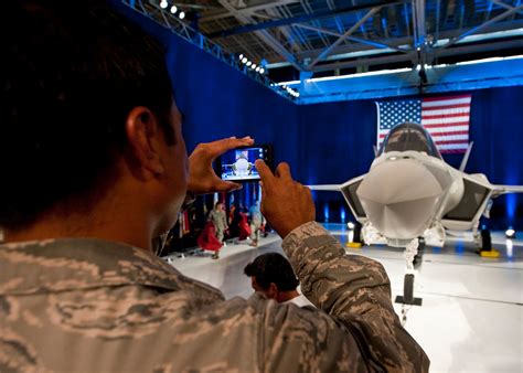 Air Force Celebrates Jsf Arrival Rolls Out Nations Airpower Future