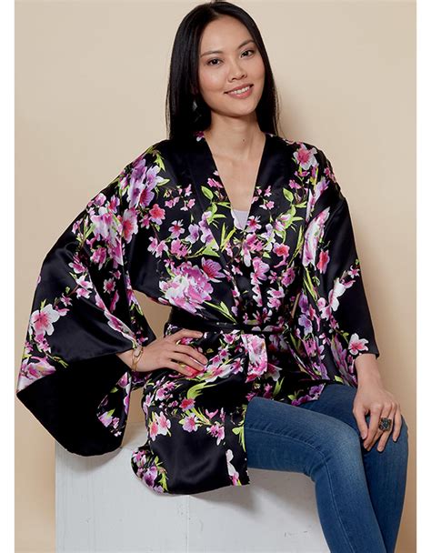 Mccalls 7790 Misses Kimono Jacket And Belt Palmer Pletsch