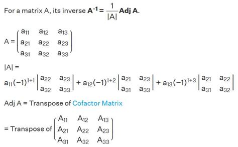 Inverse Matrix Formula Trung TÂm Gia SƯ TÂm TÀi ĐỨc Hotline 091