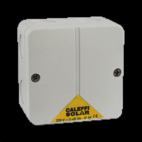 Wisselrelais Drie Contacten Met Box Caleffi Spa