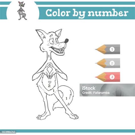 숫자로 색상입니다 미취학 아동을 위한 색칠 페이지입니다 유치원과 학교의 숫자를 알아보십시오 0명에 대한 스톡 벡터 아트 및 기타 이미지 Istock
