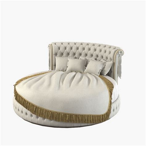 Ceppi 2494 Round Bed 3d Model 39 Max Free3d