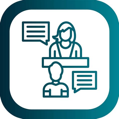 Interview Vector Icon Design 21178309 Vector Art At Vecteezy